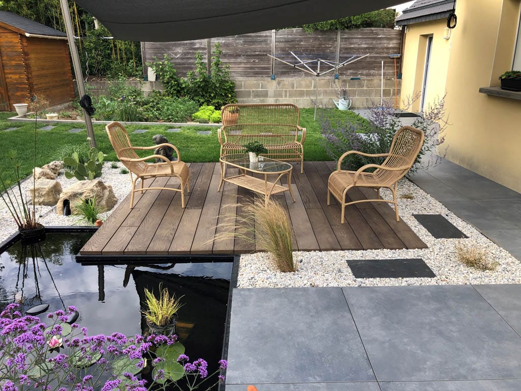 Aménagement bassin de jardin - L'Univers des jardins