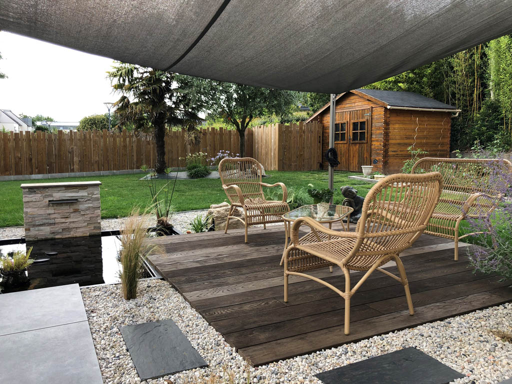 Terrasse de jardin - L'Univers des Jardins