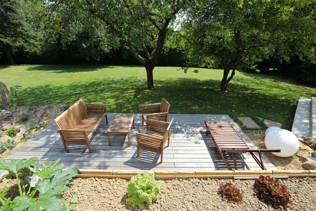 Terrasse de jardin - L'Univers des Jardins